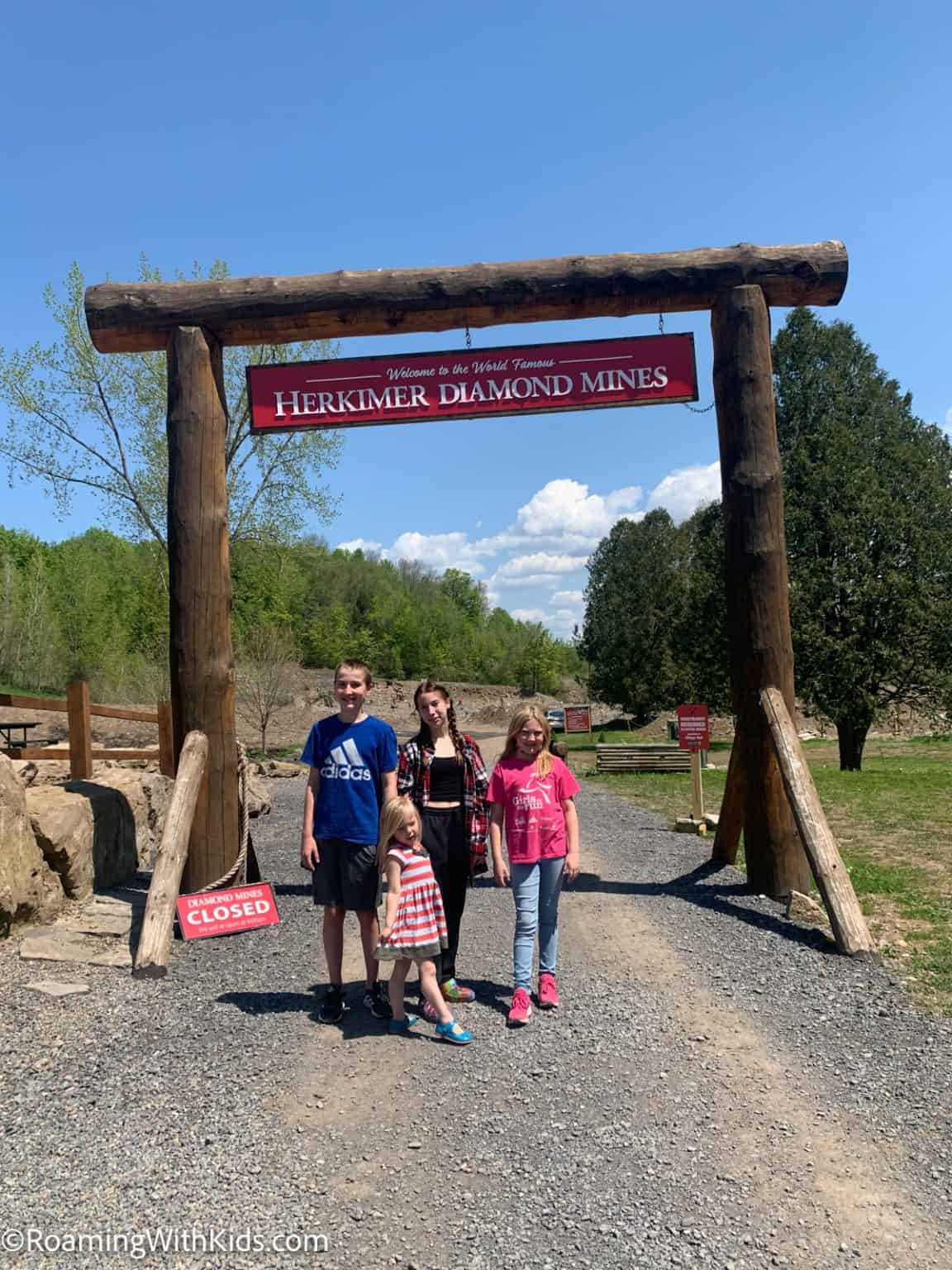Mining for Herkimer Diamonds with Kids - Roaming With Kids